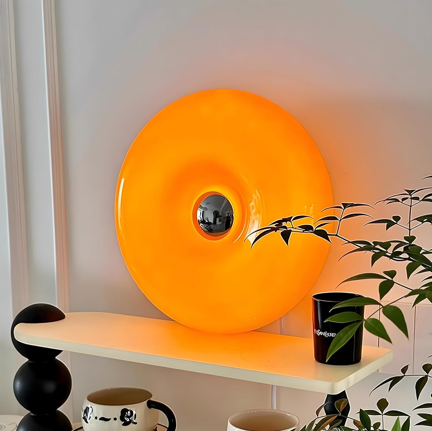 Donut Lighting | Orange Lamp | Ping Lighting